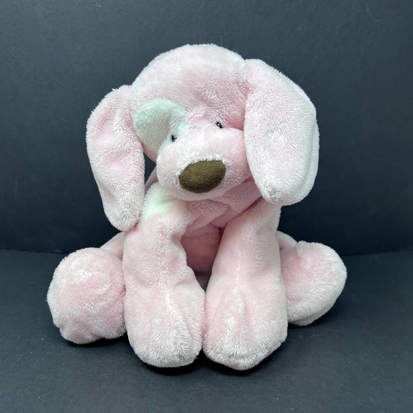 Gund | Toys | Gund Loveable Hugs Spunky Pink Puppy Dog Plush White ...
